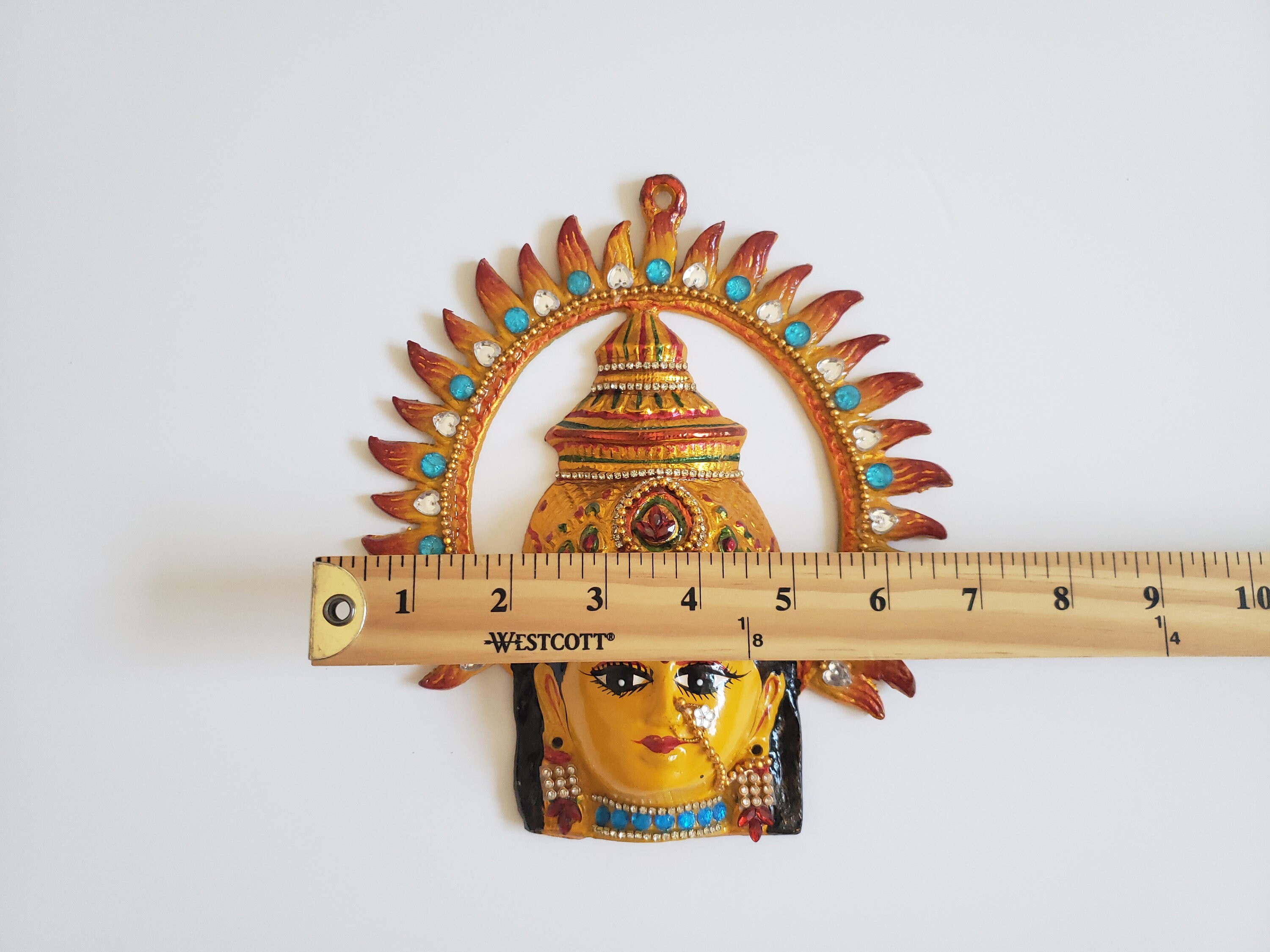 Goddess Vara Lakshmi Face - Lakshmi Festival - Gowri Face - Navarathri - Ammavaru Face - Durga ...