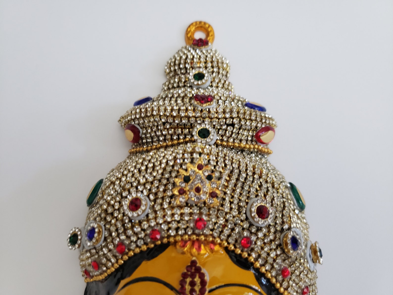 Goddess Vara Lakshmi Face Lakshmi Festival Gowri Face Navarathri ...