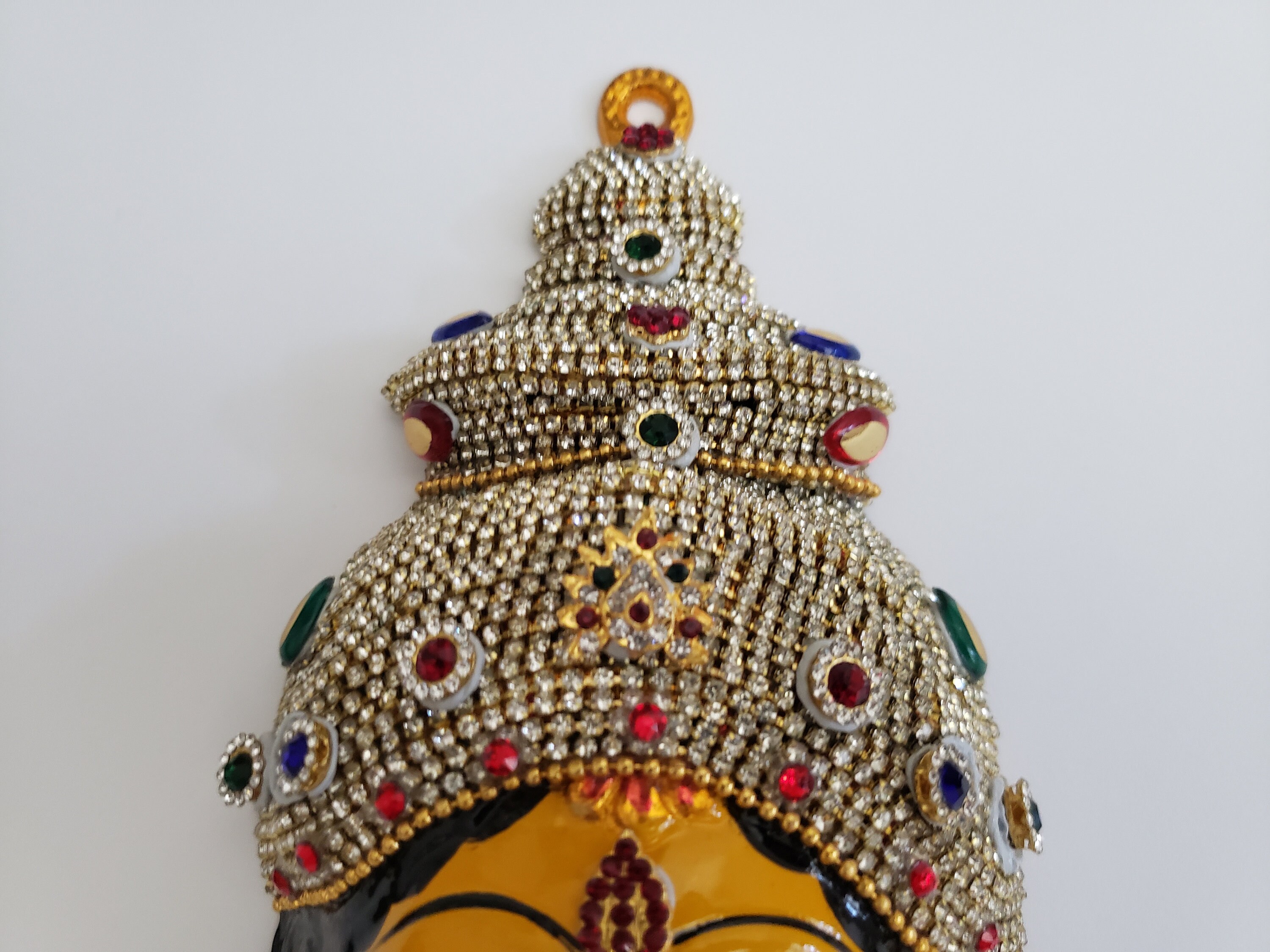 Goddess Vara Lakshmi Face - Lakshmi Festival - Gowri Face - Navarathri - Ammavaru Face - Durga ...