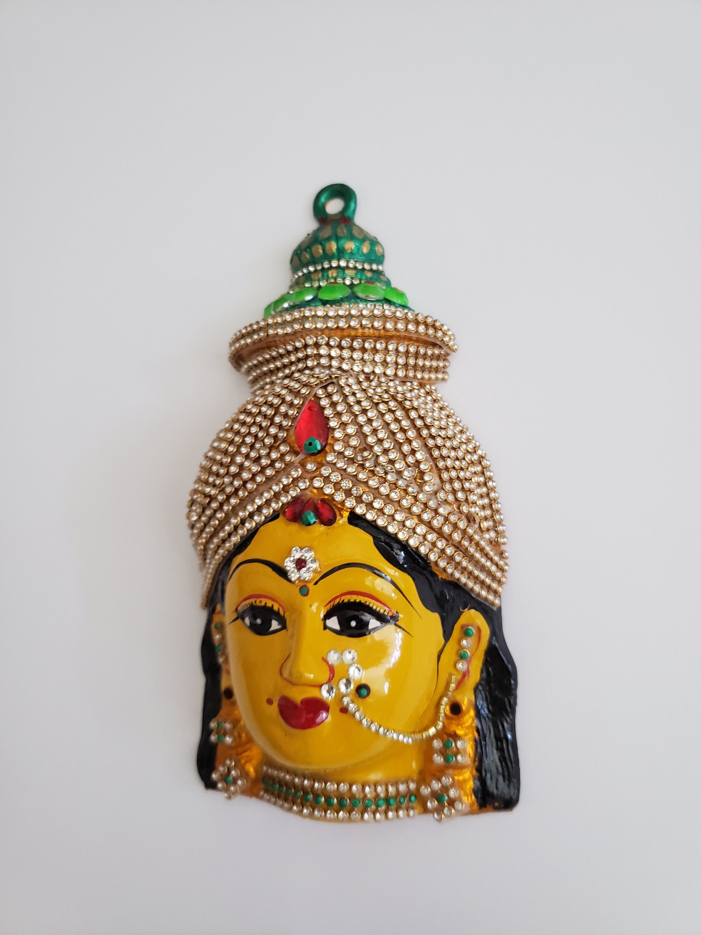 Goddess Vara Lakshmi Face Lakshmi Festival Gowri Face Navarathri ...