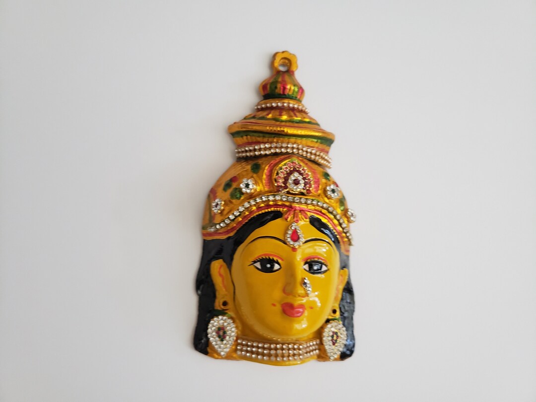 Goddess Vara Lakshmi Face Lakshmi Festival Gowri Face - Etsy