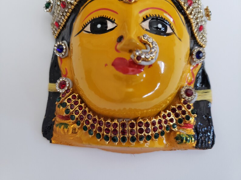 Goddess Vara Lakshmi Face - Lakshmi Festival - Gowri Face - Navarathri ...