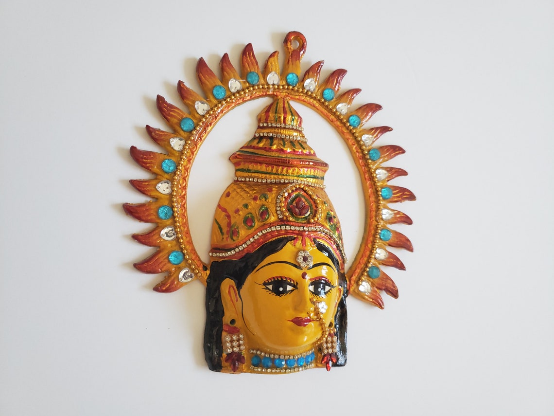Goddess Vara Lakshmi Face - Lakshmi Festival - Gowri Face - Navarathri ...