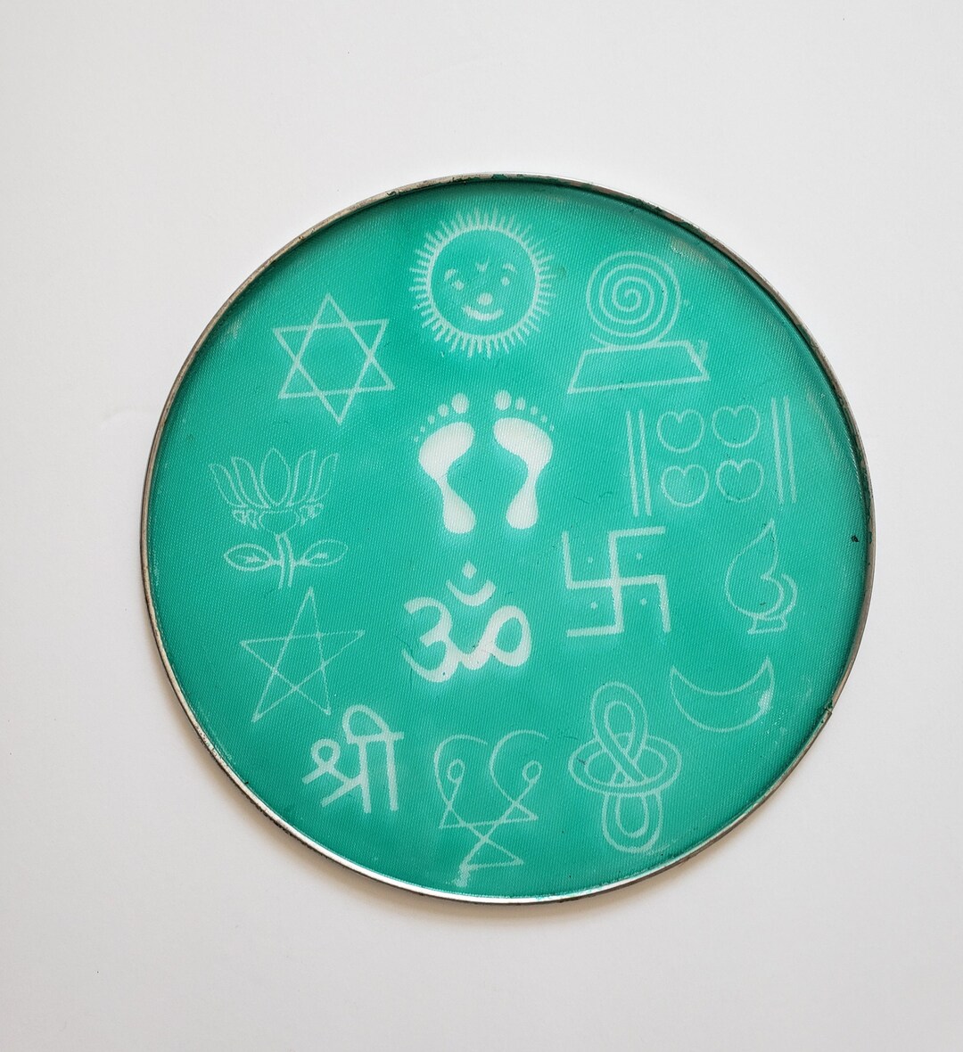 FLOWER RANGOLI STENCIL 7.5 Inches Big Rangoli Stencil Muggu - Etsy