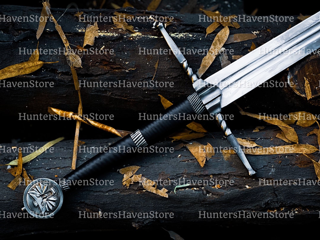 The Witcher 3 Wild Hunt Swords, Geralt of Rivia Cosplay Swords, White ...