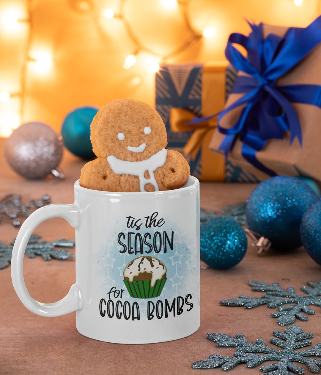 Tis the Season for Cocoa Bombs Mug Hot Chocolate Mug Christmas Mug ...