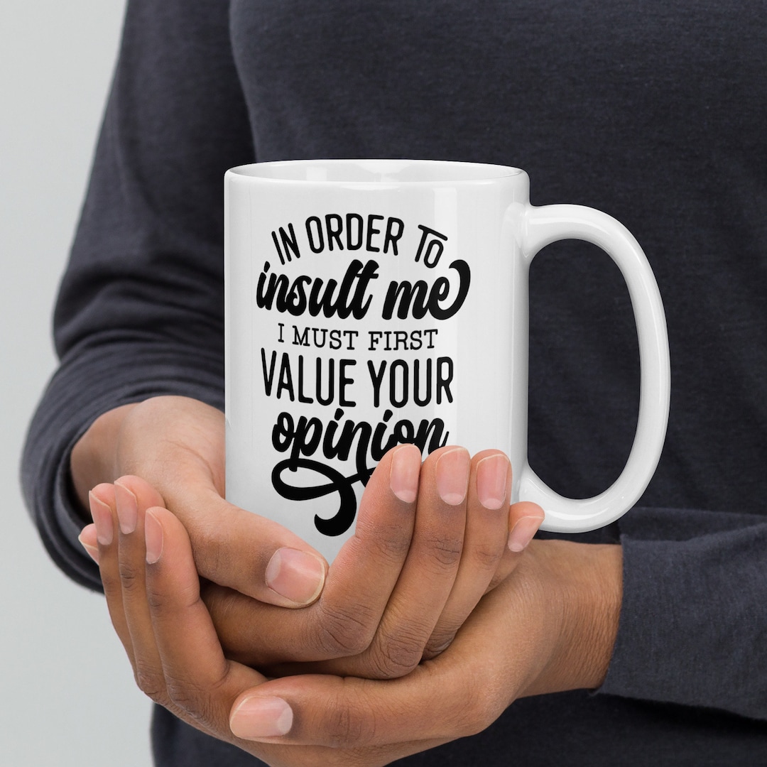 Sarcastic Funny Work Mug Coffee Cup Work Mug With Attitude - Etsy