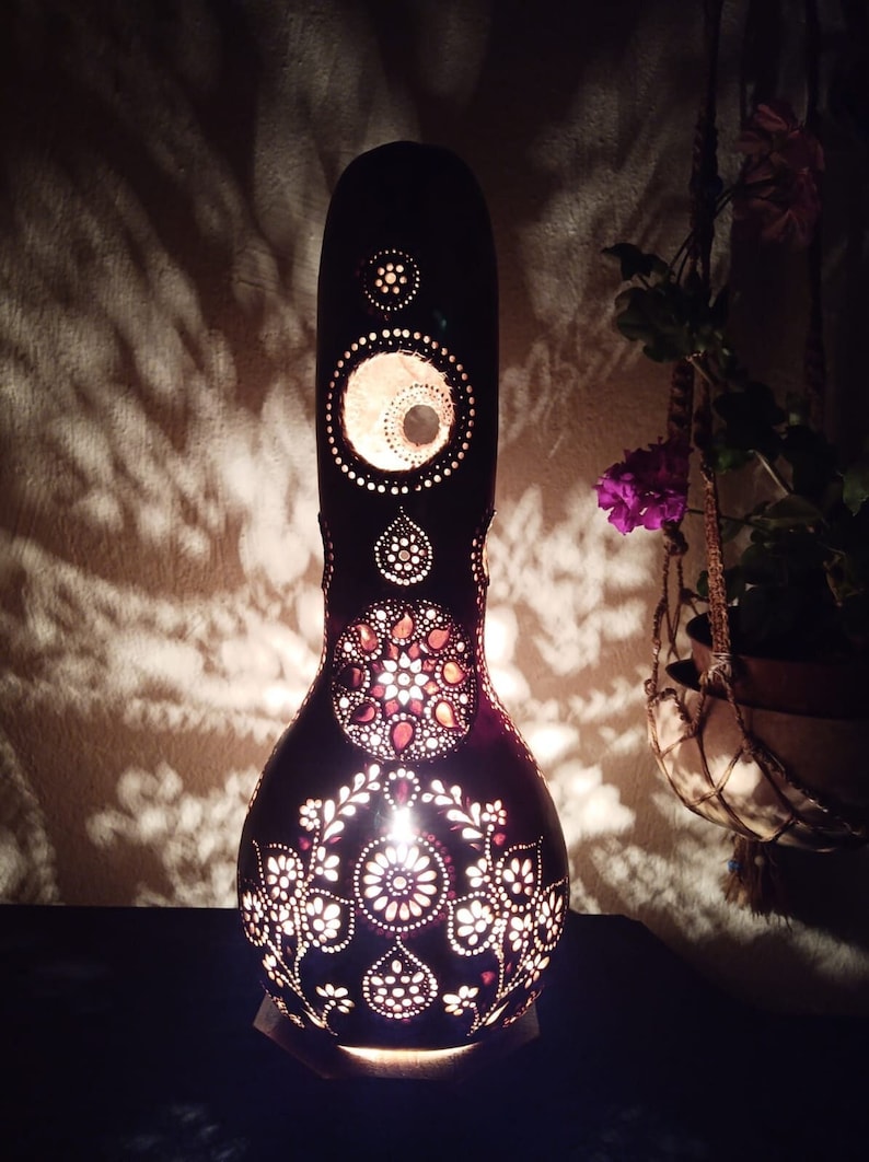 Handcrafted Decorative Unique Turkish Gourd Lamp. - Etsy