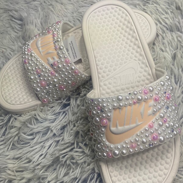 Nike Slides Custom - Etsy