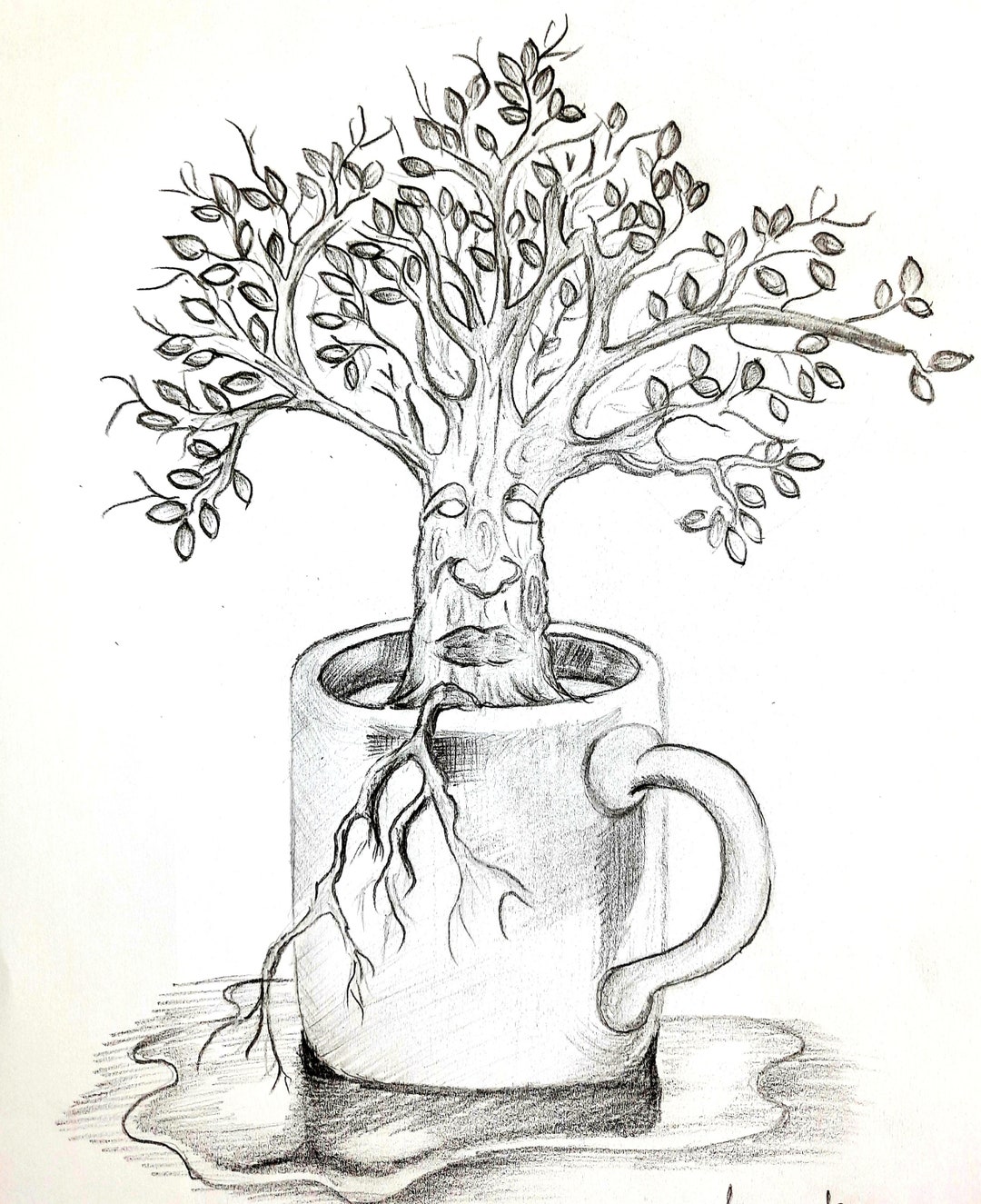 Pencil Sketch Art - Etsy