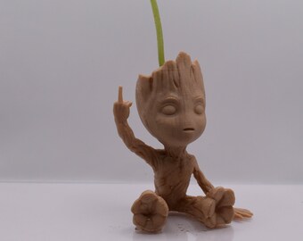 Charming Baby Groot Flower Pot & Pen Holder Set 4 Styles in - Etsy