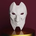 Jhin Mask Inspired by League of Legends Wearable Paintable Cosplay 3d ...