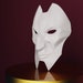 Jhin Mask Inspired by League of Legends Wearable Paintable Cosplay 3d ...