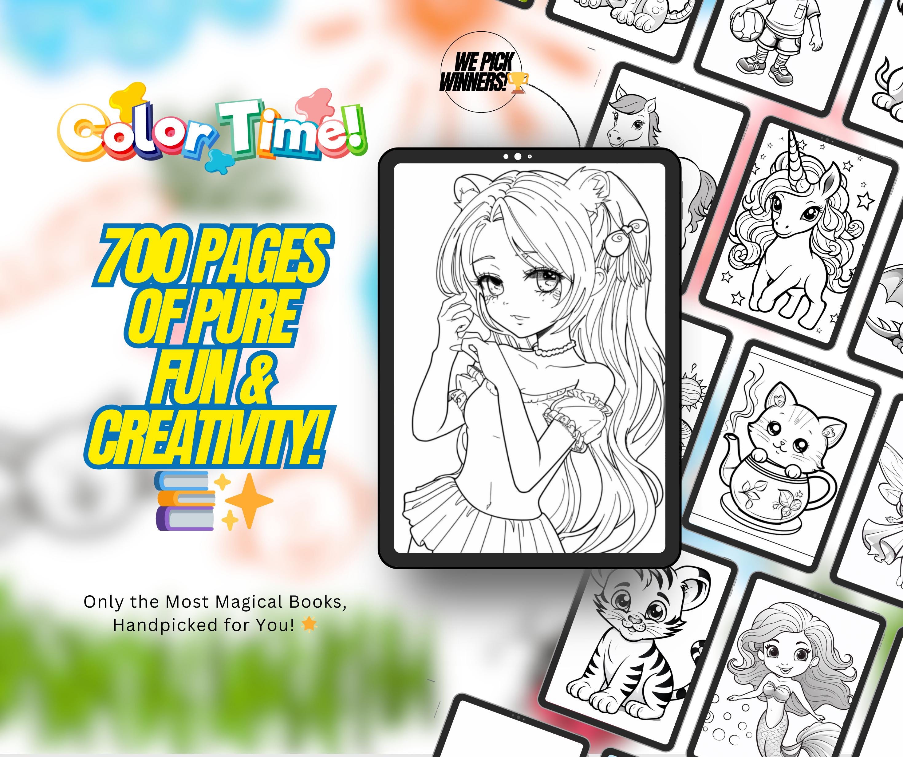 MRR PLR Coloring Pages Bundle 3000 Pages/coloring Printable Pages/kids ...