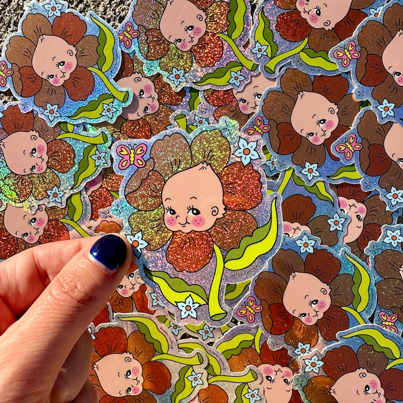Kewpie Doll Sticker - Etsy