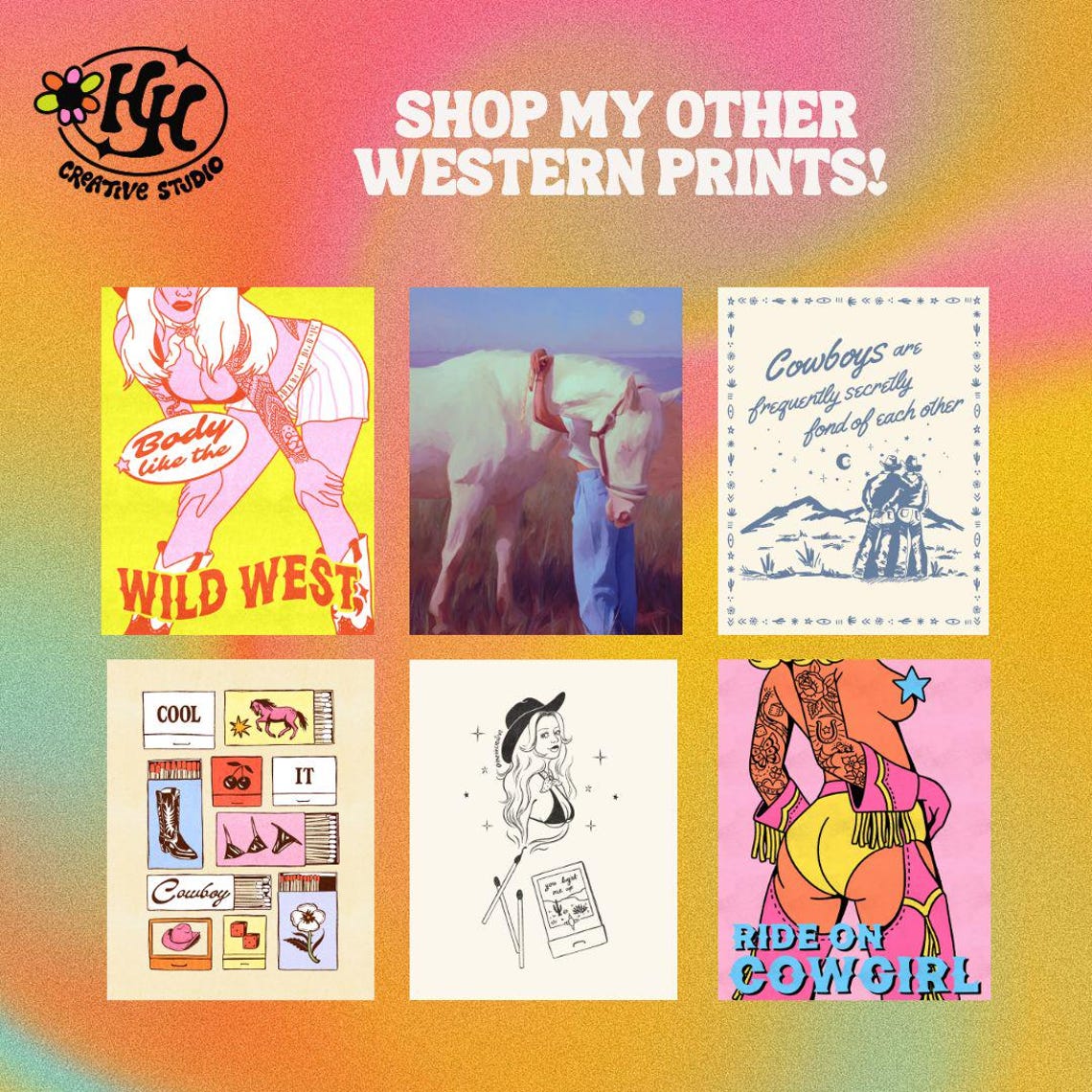 Neon Cowgirl Poster, Coastal Cowgirl Art, Cowgirl Wall Art, Pink ...