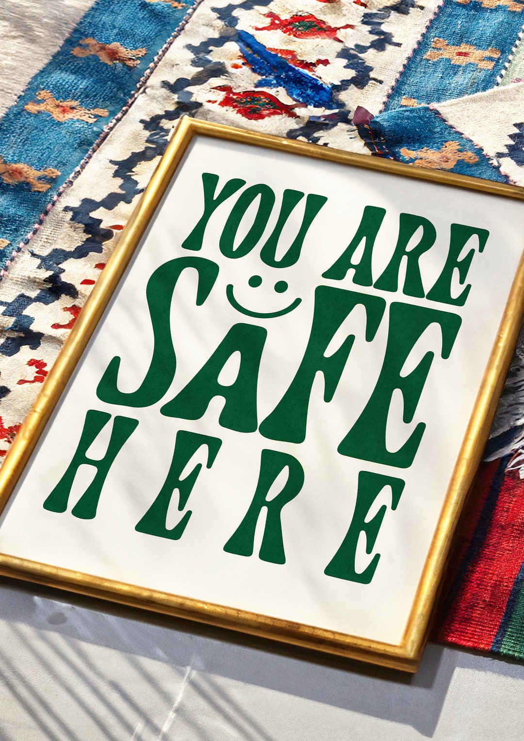 Safe Space Classroom Poster, Positive Art Print - Etsy