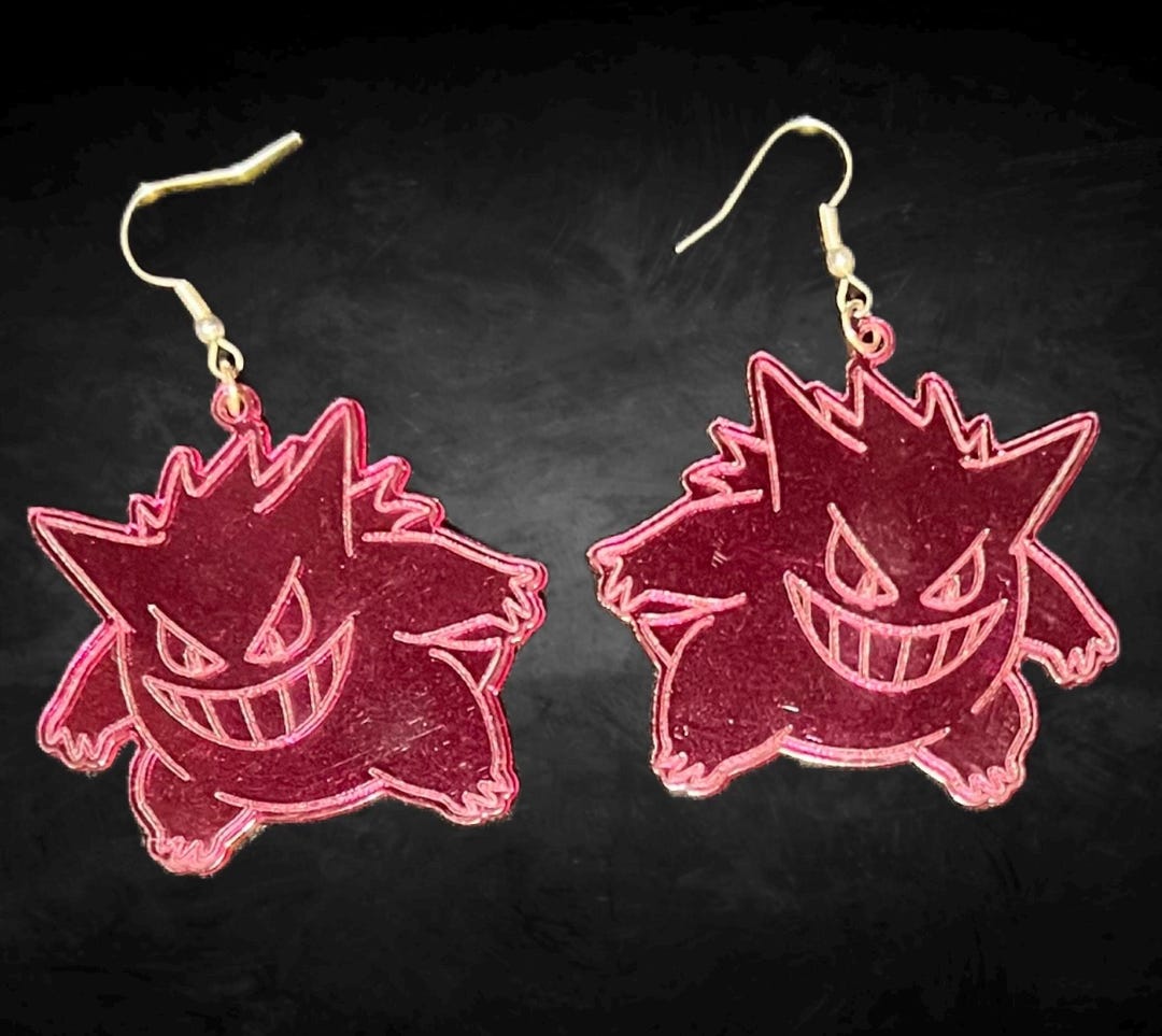 Pokémon Earrings/pikachu Earrings/gengar Earrings/charmander Earrings ...