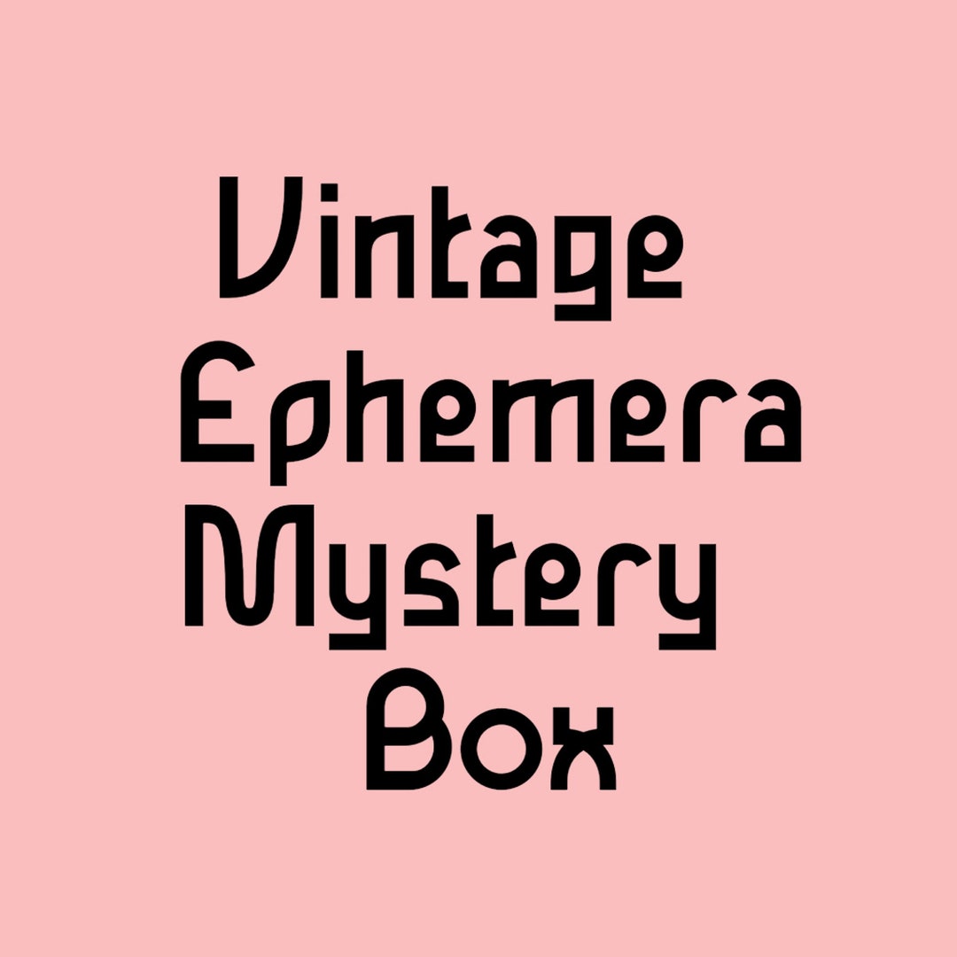 80s to 00s Vintage Ephemera Mystery Box Advertising Postcards Booklets Weird Gifts Family ...