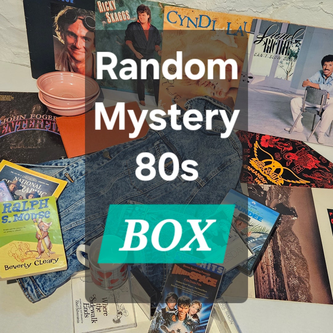 80s Box Random Mystery Grab Bag Gift for Friend or Family Member ...