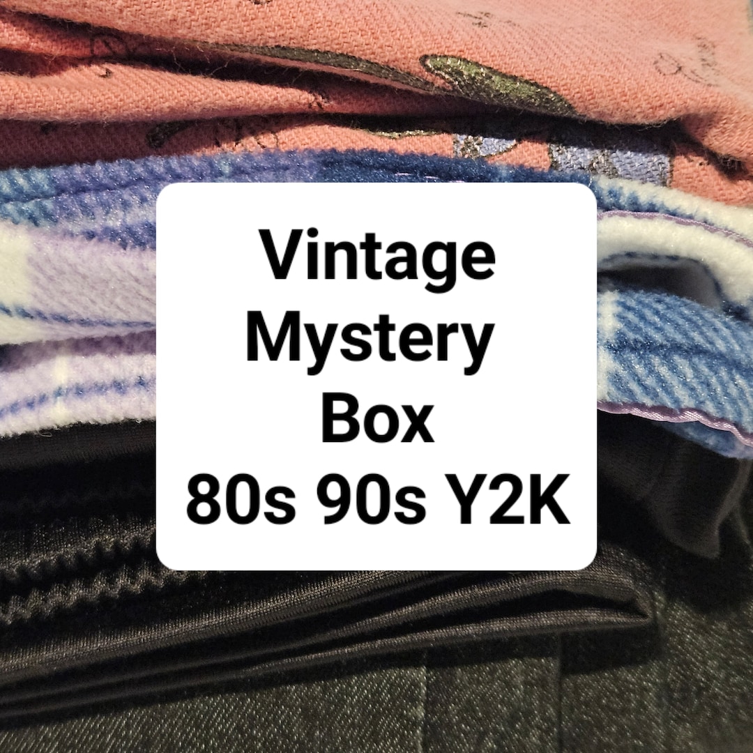Vintage Clothing Mystery Box 80s 90s Y2K Gender-neutral Adult - Etsy