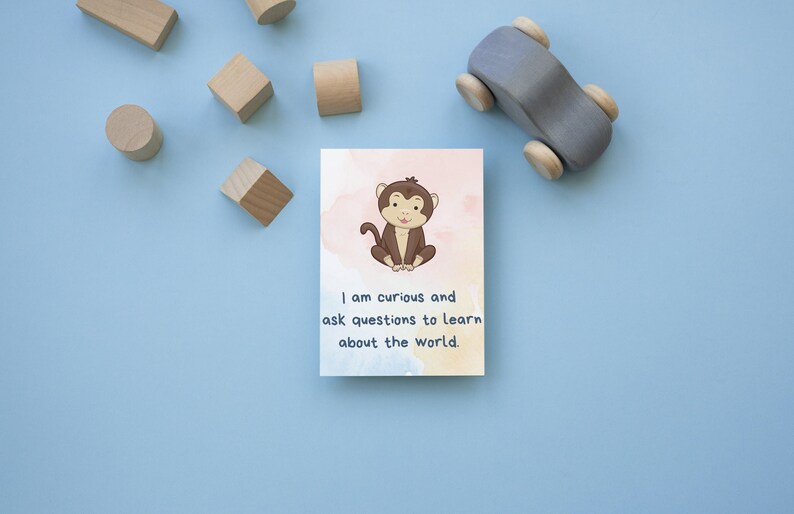 Daily Affirmation Cards Kids - Classroom Poster | Homeschool Decor ...
