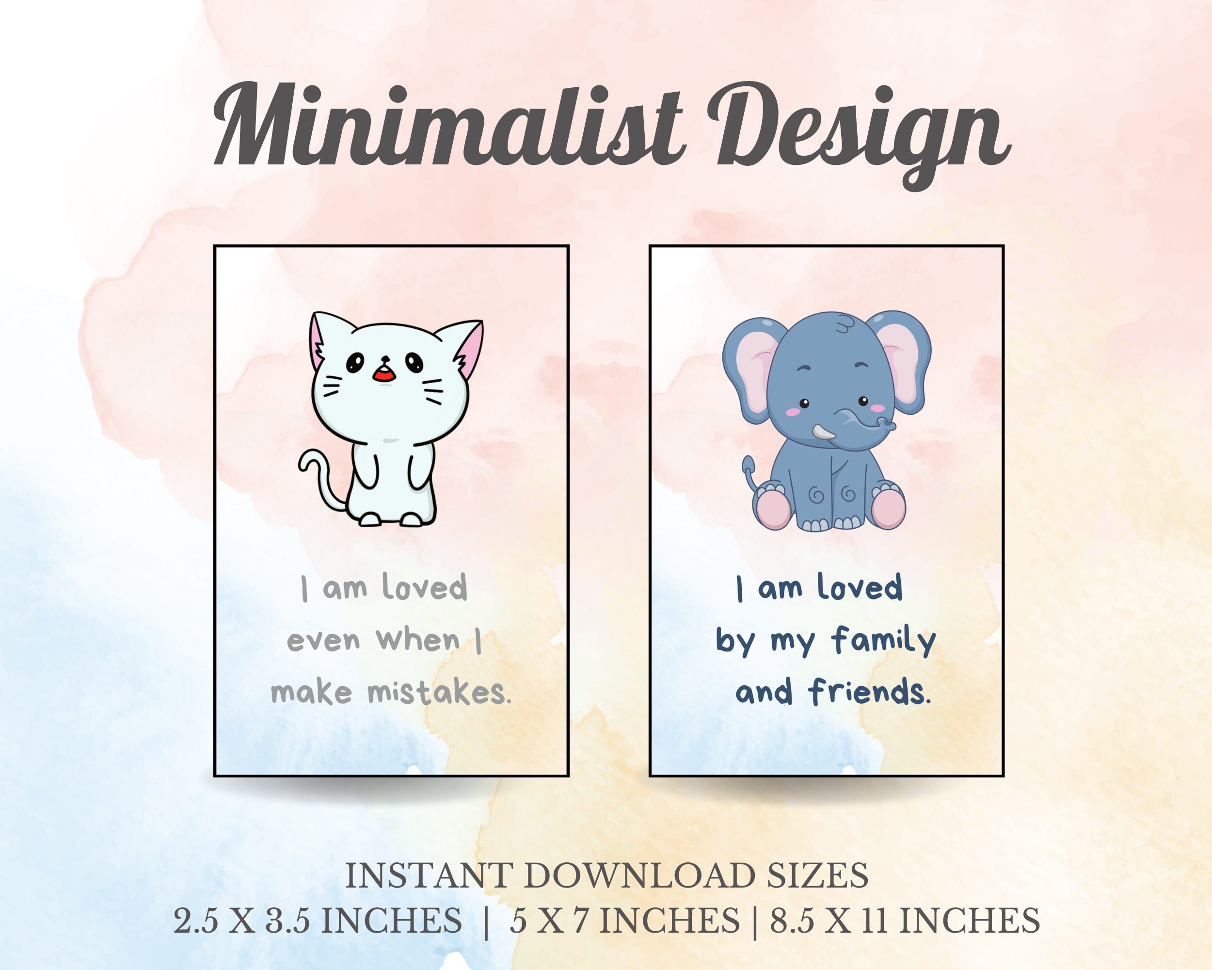 Daily Affirmation Cards Kids - Classroom Poster | Homeschool Decor ...
