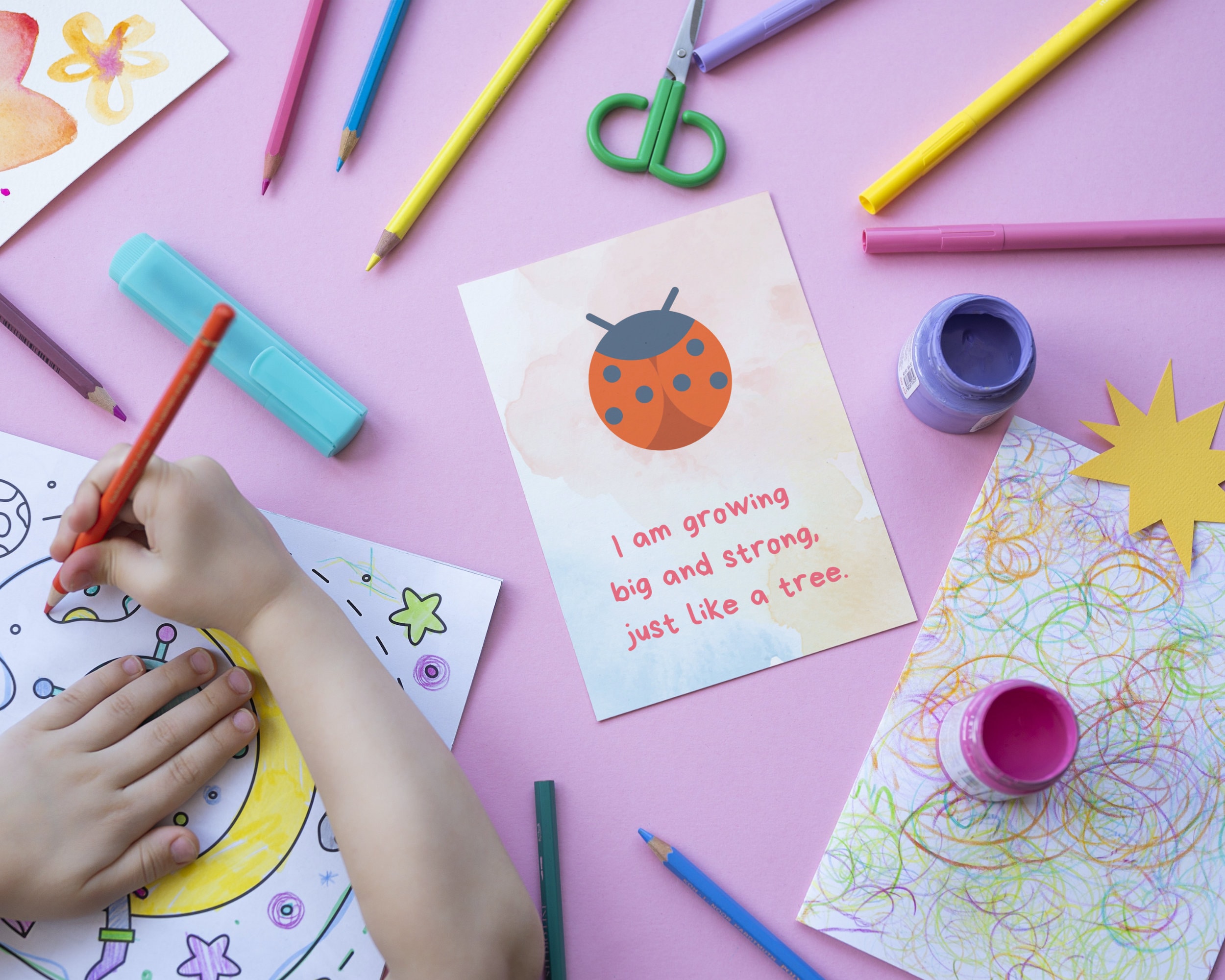 Daily Affirmation Cards Kids - Classroom Poster | Homeschool Decor ...