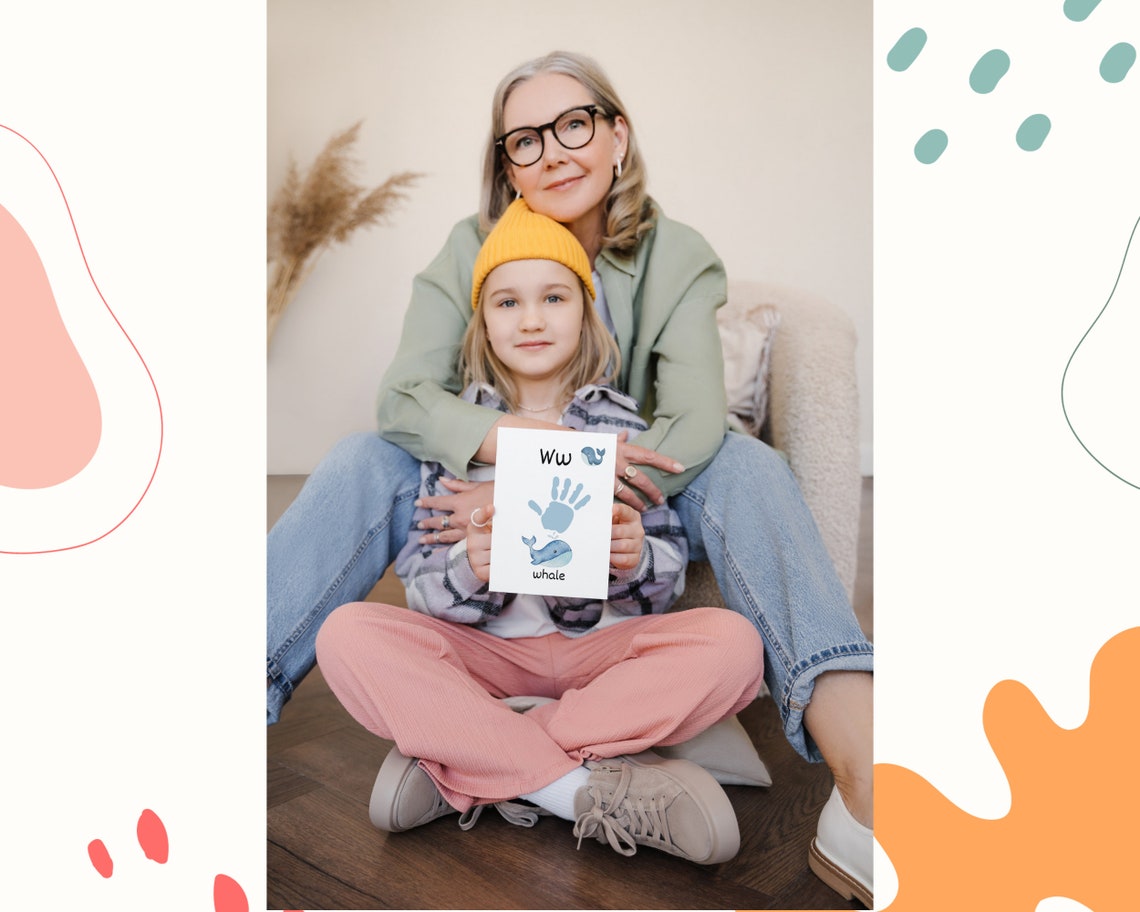 Handprint Alphabet - Handprint Alphabet Printable | ABC Handprint Book ...