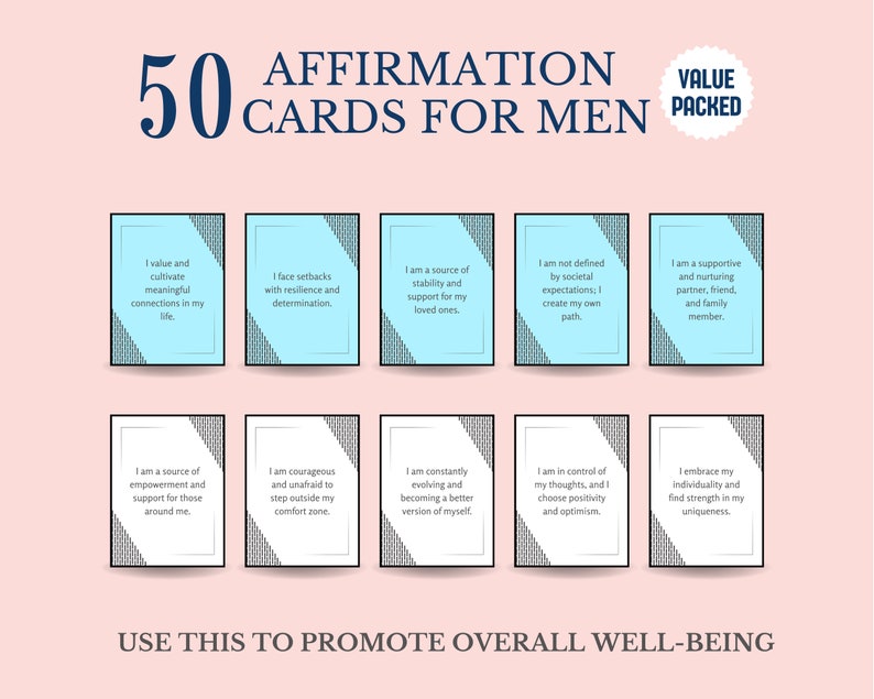 Daily Affirmations for Men - 50 Daily Affirmations | Affirmations ...