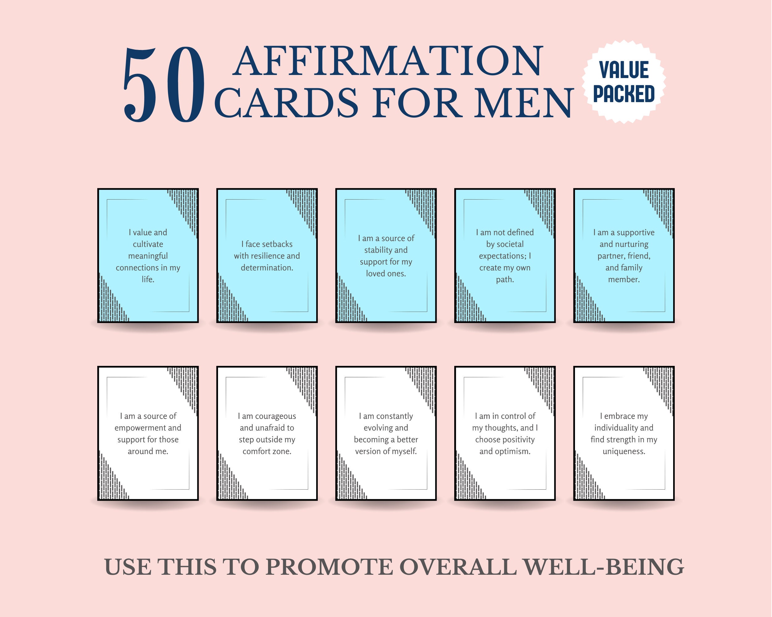 Daily Affirmations for Men - 50 Daily Affirmations | Affirmations ...