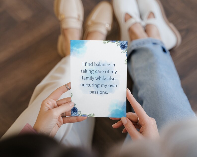 Mommy Affirmations 50 Affirmation Cards Mental Health Preppy ...