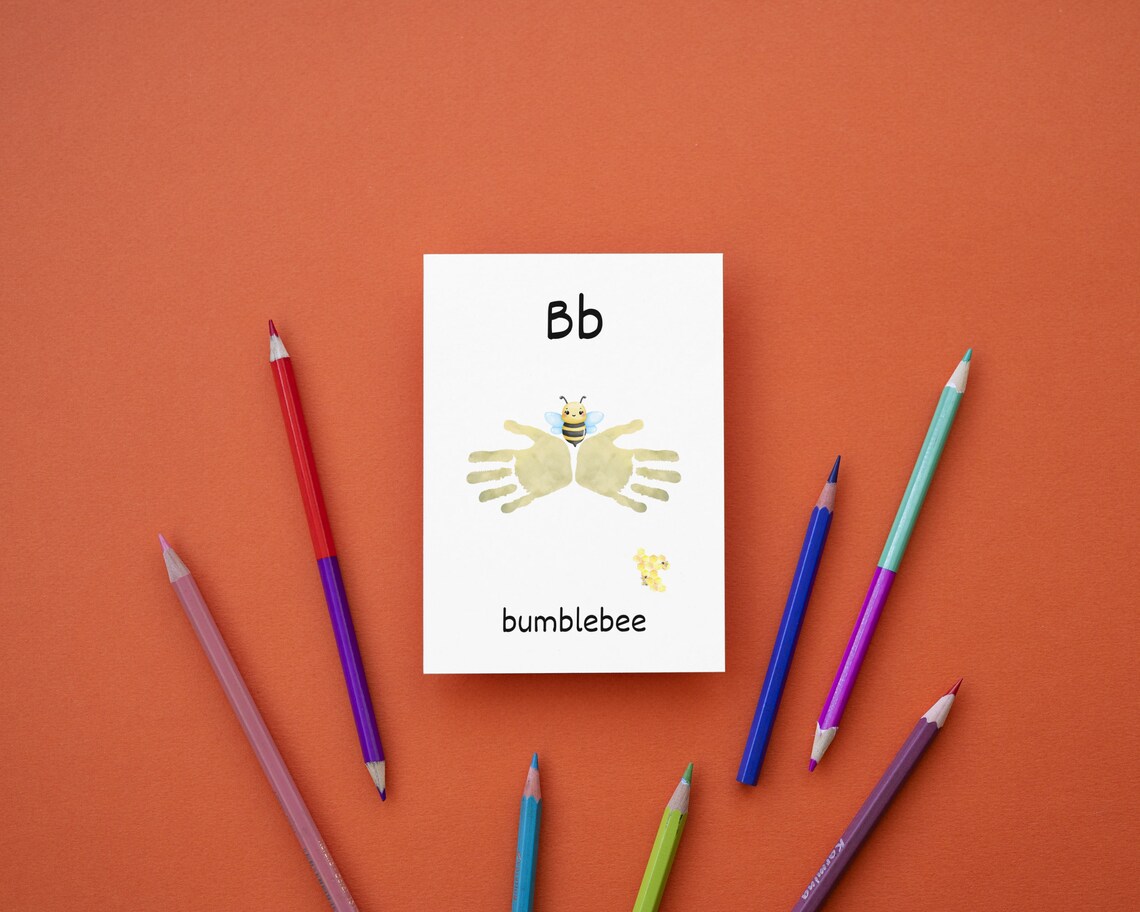 Handprint Alphabet - Handprint Alphabet Printable | ABC Handprint Book ...
