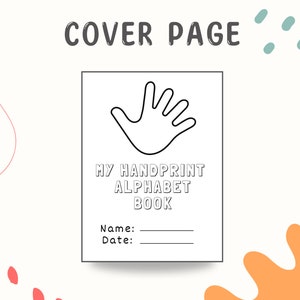 Handprint Alphabet - Handprint Alphabet Printable | ABC Handprint Book ...