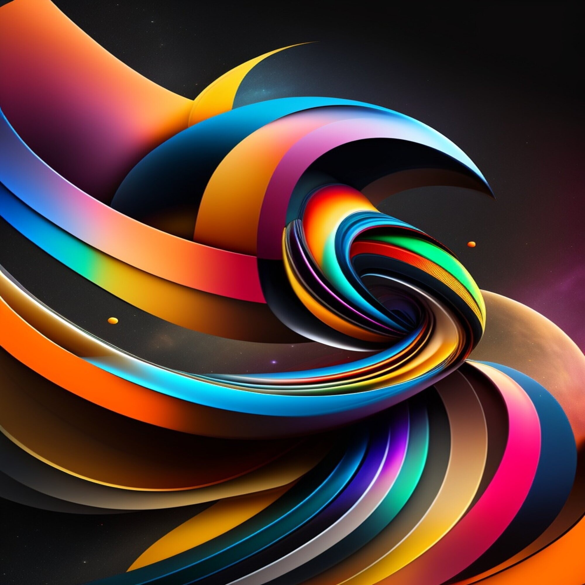 Colorful Abstract Posters Ai Art - Etsy