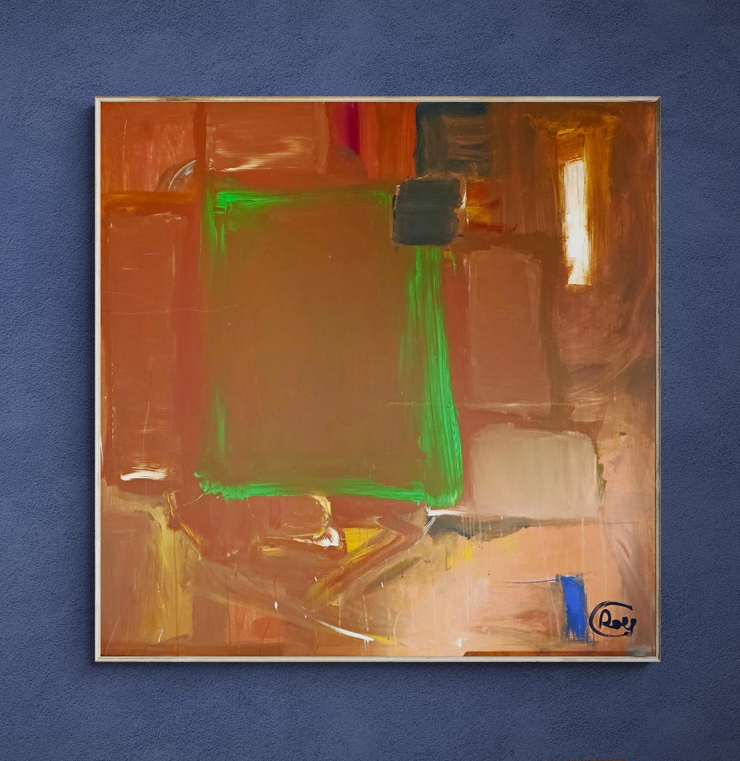 Painting 'untitled' Print Signed by Artist Ross Overton Farnham - Etsy