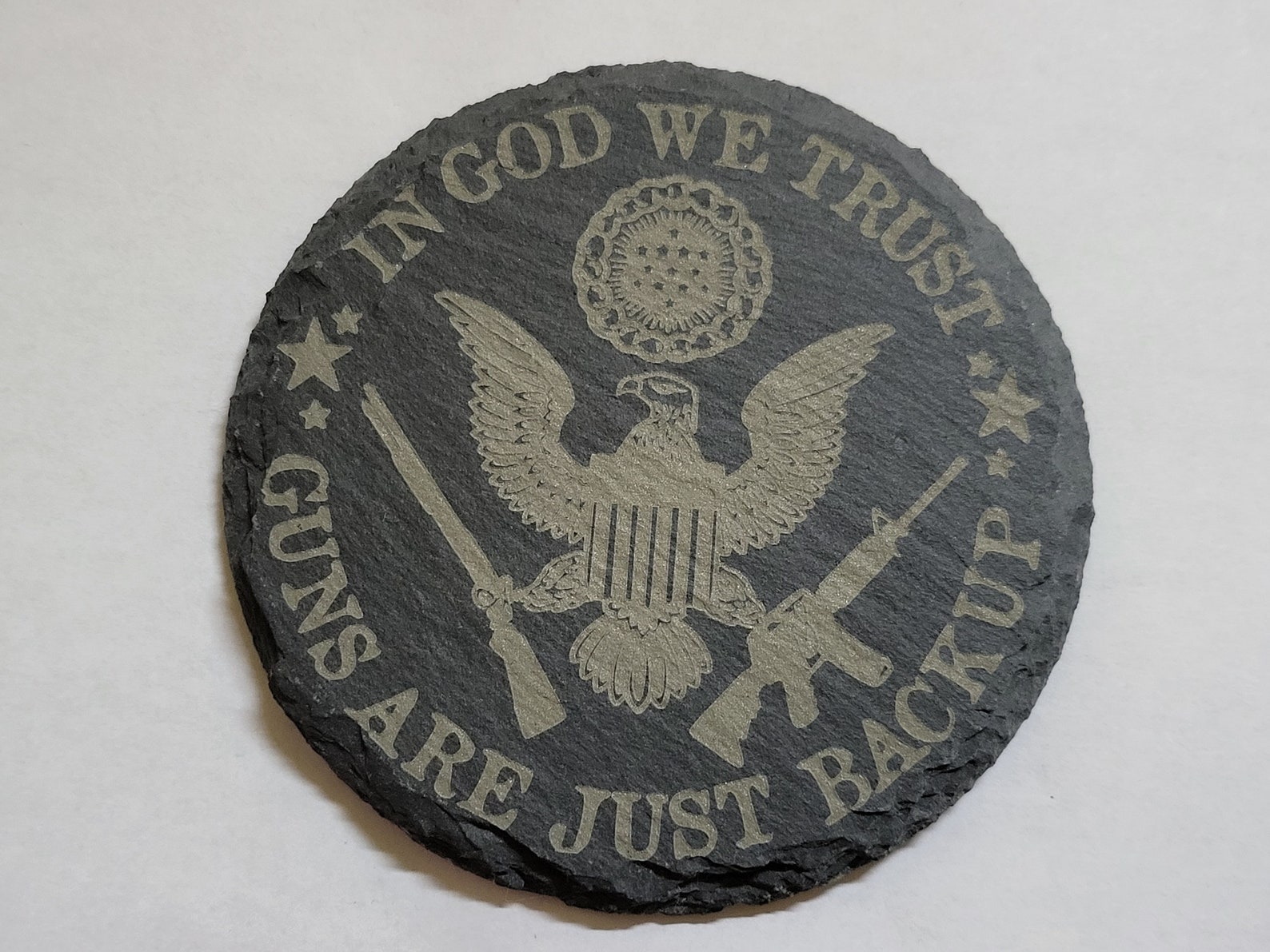 2nd Amendment Slate Coasters set of 4 - Etsy