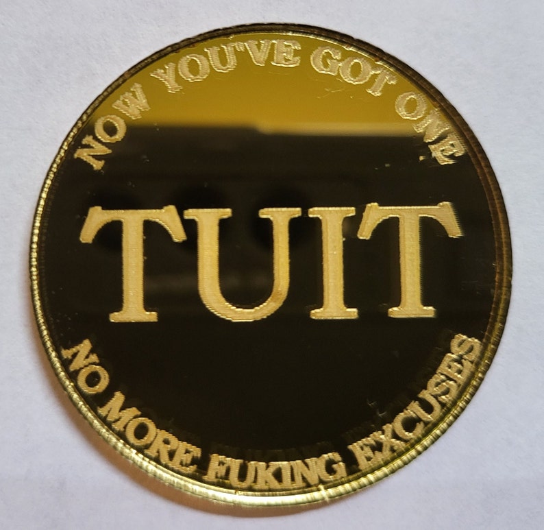 Golden Round TUIT Token set of 20 - Etsy