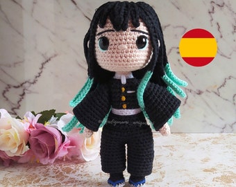 Muichiro Tokito Crochet Pattern ENG - Etsy