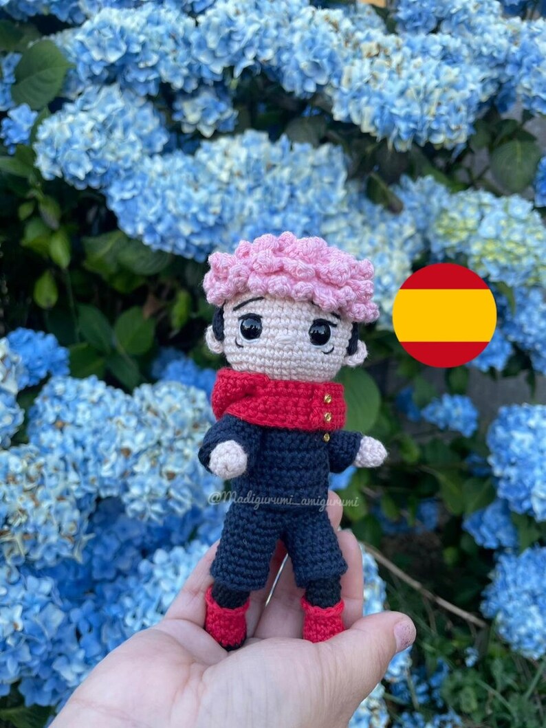 Yuji Itadori Crochet Pattern Spanish - Etsy