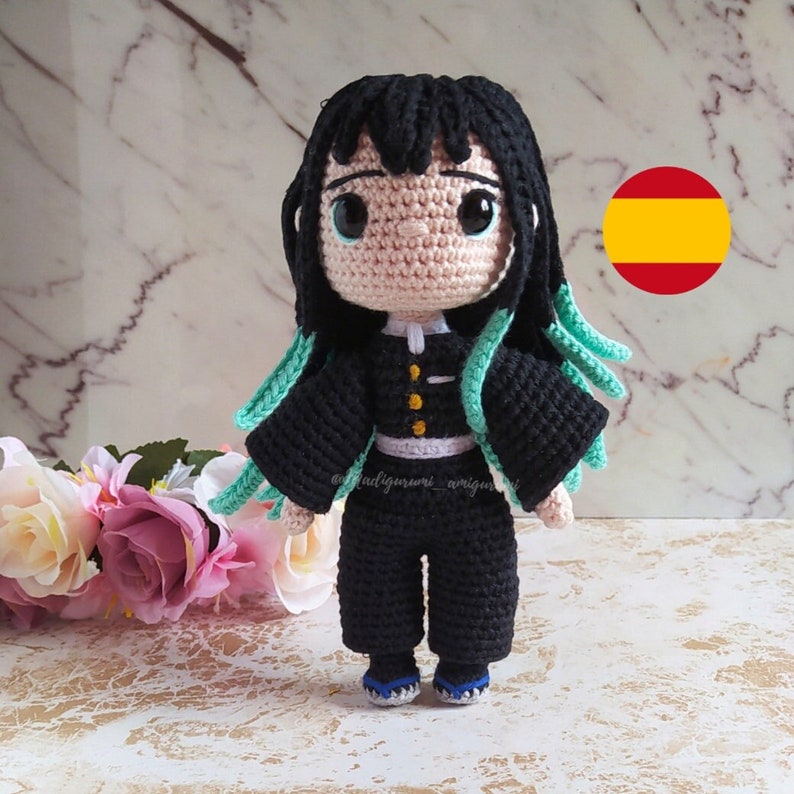 Muichiro Tokito Crochet Pattern Spanish - Etsy