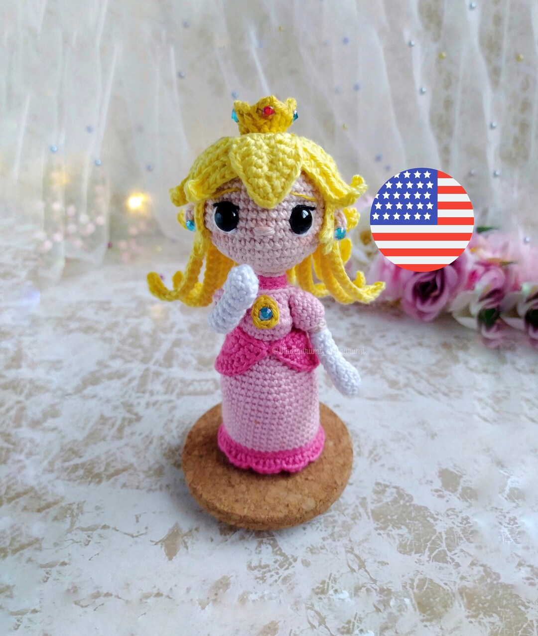 Princess Peach Crochet Pattern - Etsy