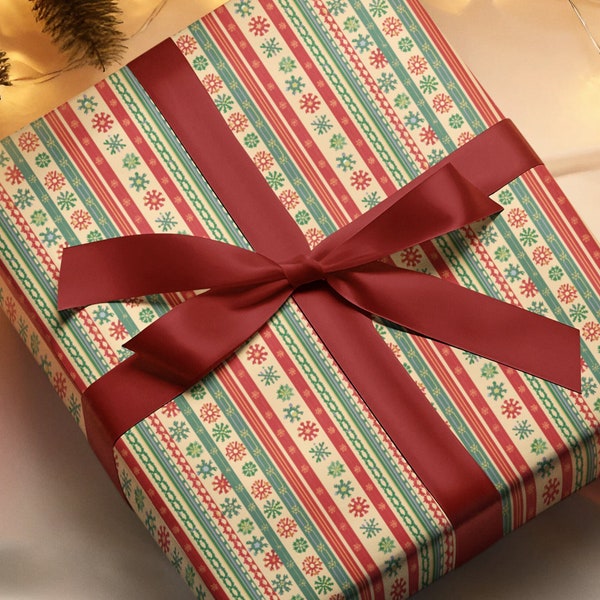 Retro Wrapping Paper - Etsy