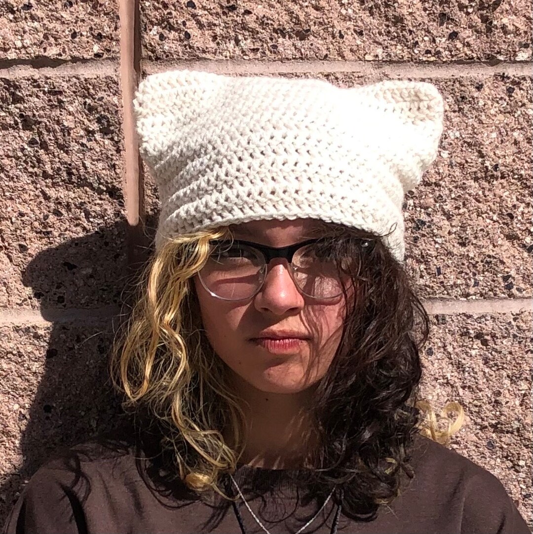Crochet Cat Ear Hat || Custom Crochet Beanie || Crochet Cat Ear Beanie ...