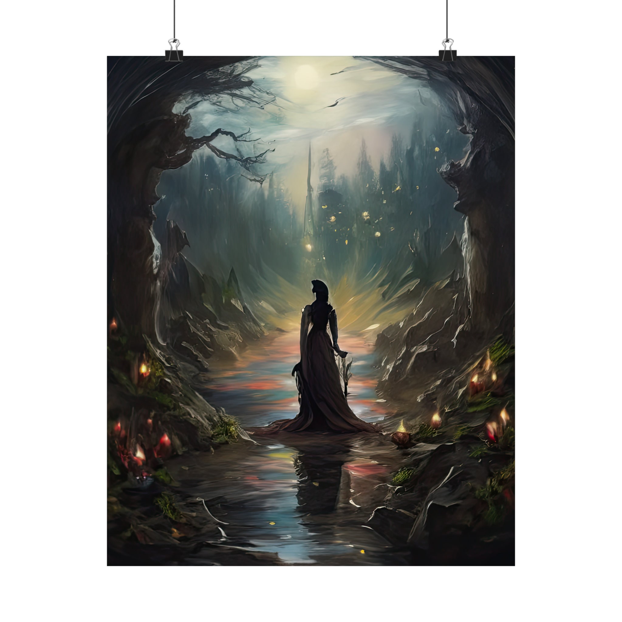 Mystical Path Matte Vertical Poster Magical Posters Mystical - Etsy