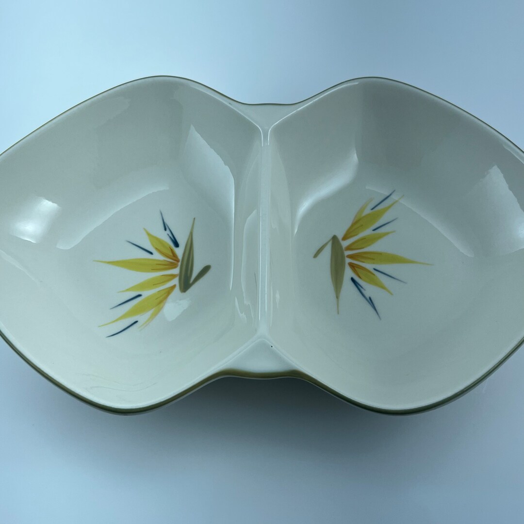 Vintage/antique Winfield Bird of Paradise Divided Serving Dish 13 - Etsy
