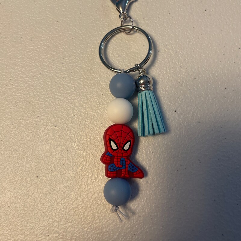 Spiderman Key Chain - Etsy