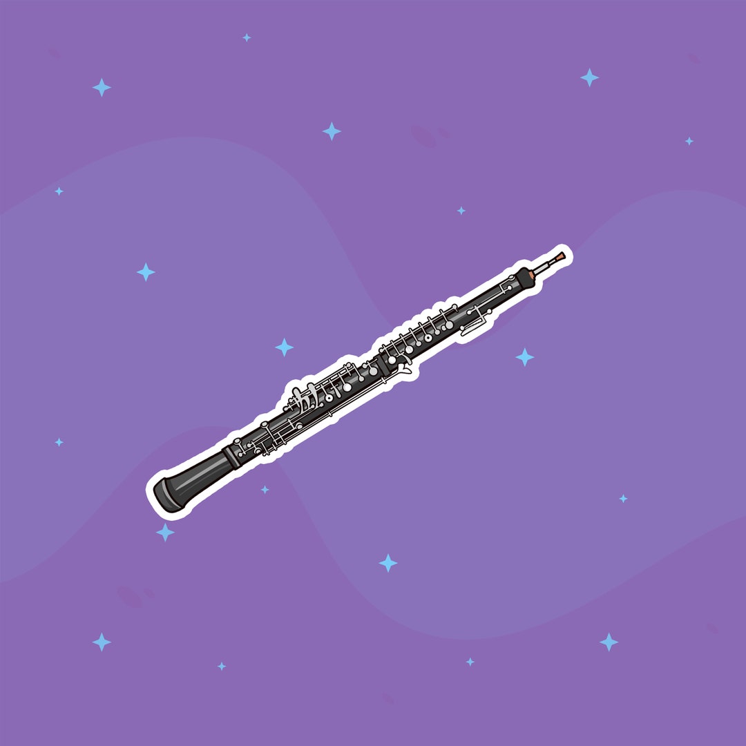 Oboe Stickers, Max 20 Pc per Sheet, Woodwind, Instrument Stickers ...