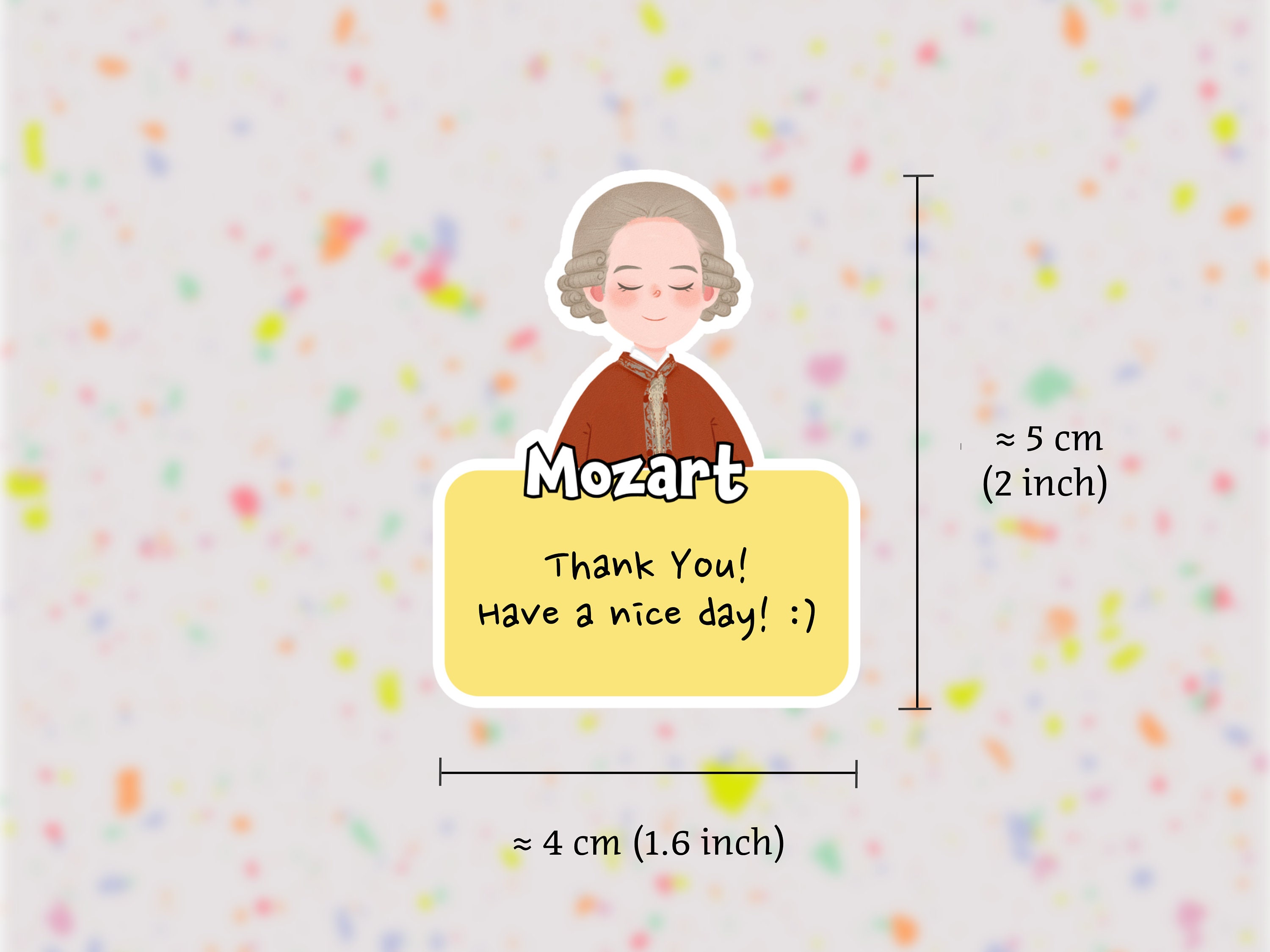 30 Writable Composer Note Sticker, Labels, Music Reward Stickers, Music ...