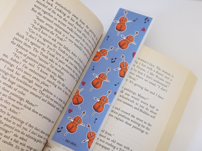 Personalized Acoustic Guitar Bookmarks 4 Pc, Music Bookmark, Instrument ...
